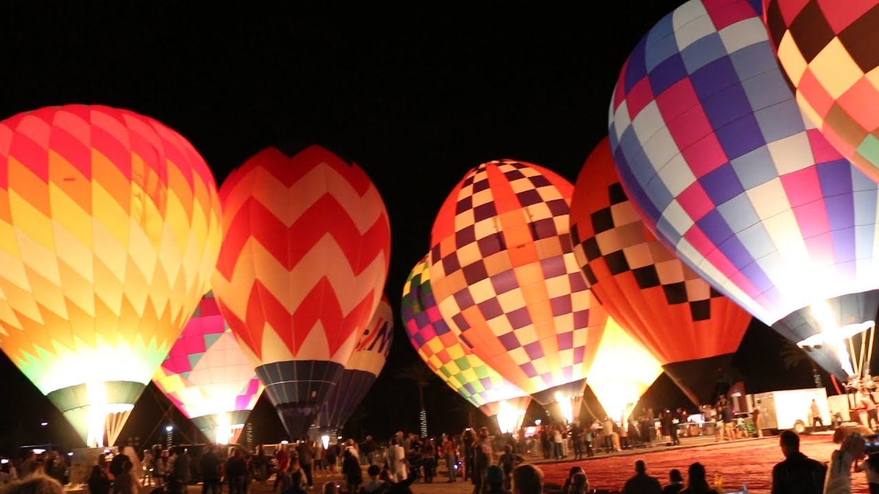Cathedral city Ca balloon festival 2017 - YouTube