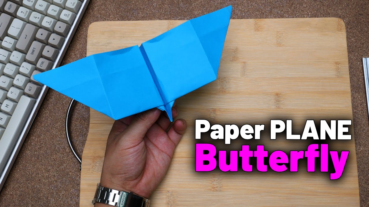 Soar Like a Butterfly: Easy Paper Airplane Fold - YouTube