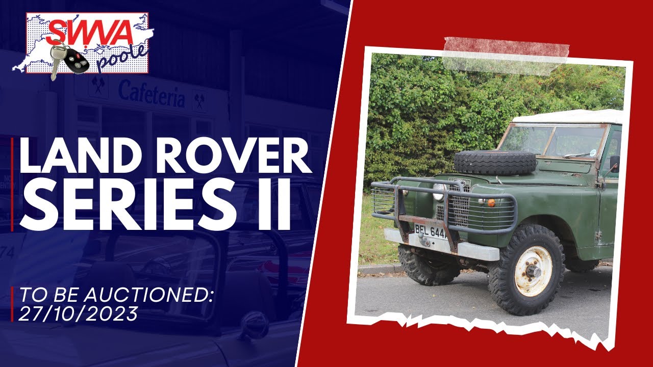 Lot 64 Land Rover Series II 1958 | SWVA 27th October 2023 Autumn ...
