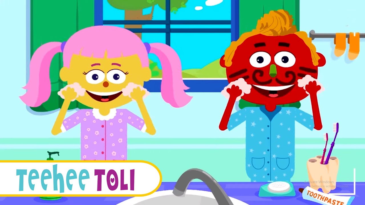 This Is The Way We Brush Our Teeth Song + Hindi Spooky Scary Nursery ...