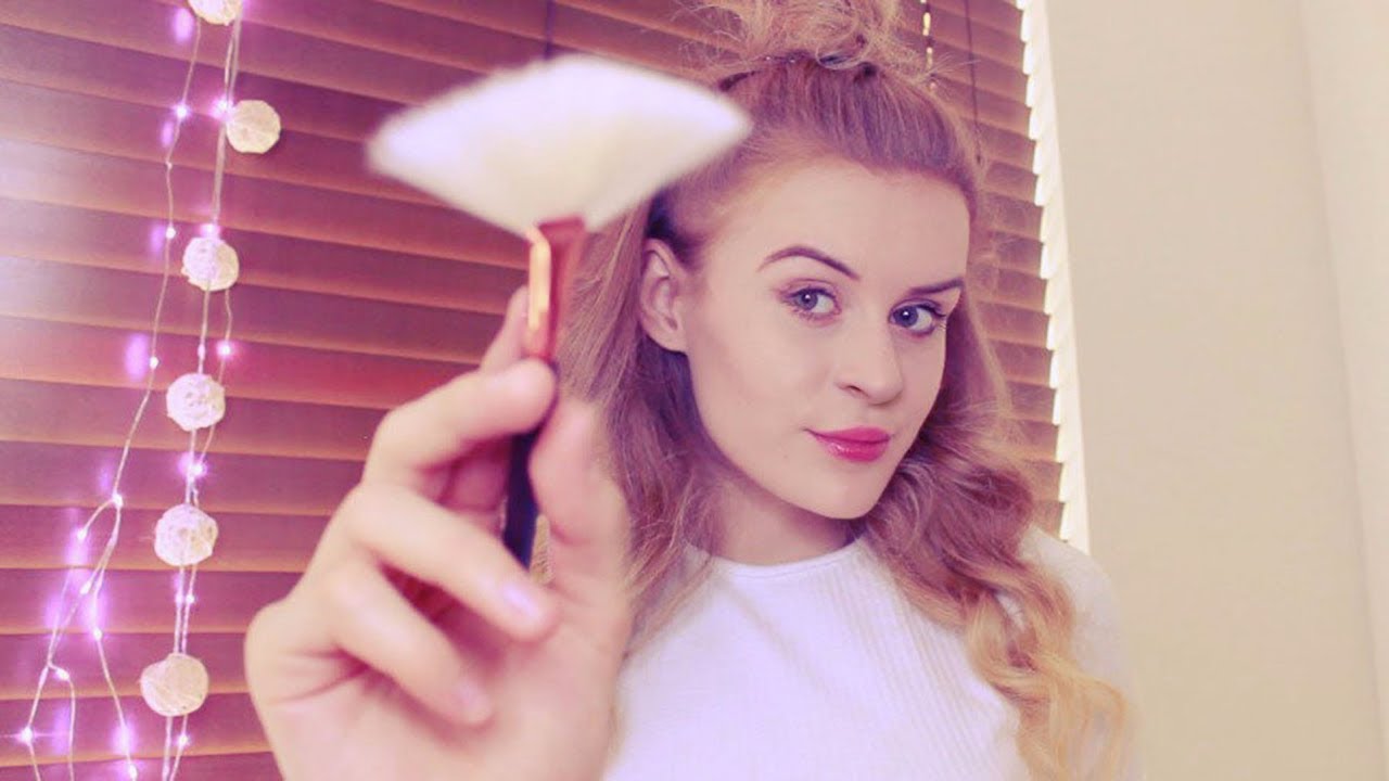 Super Tingly Face Brushing ASMR - YouTube