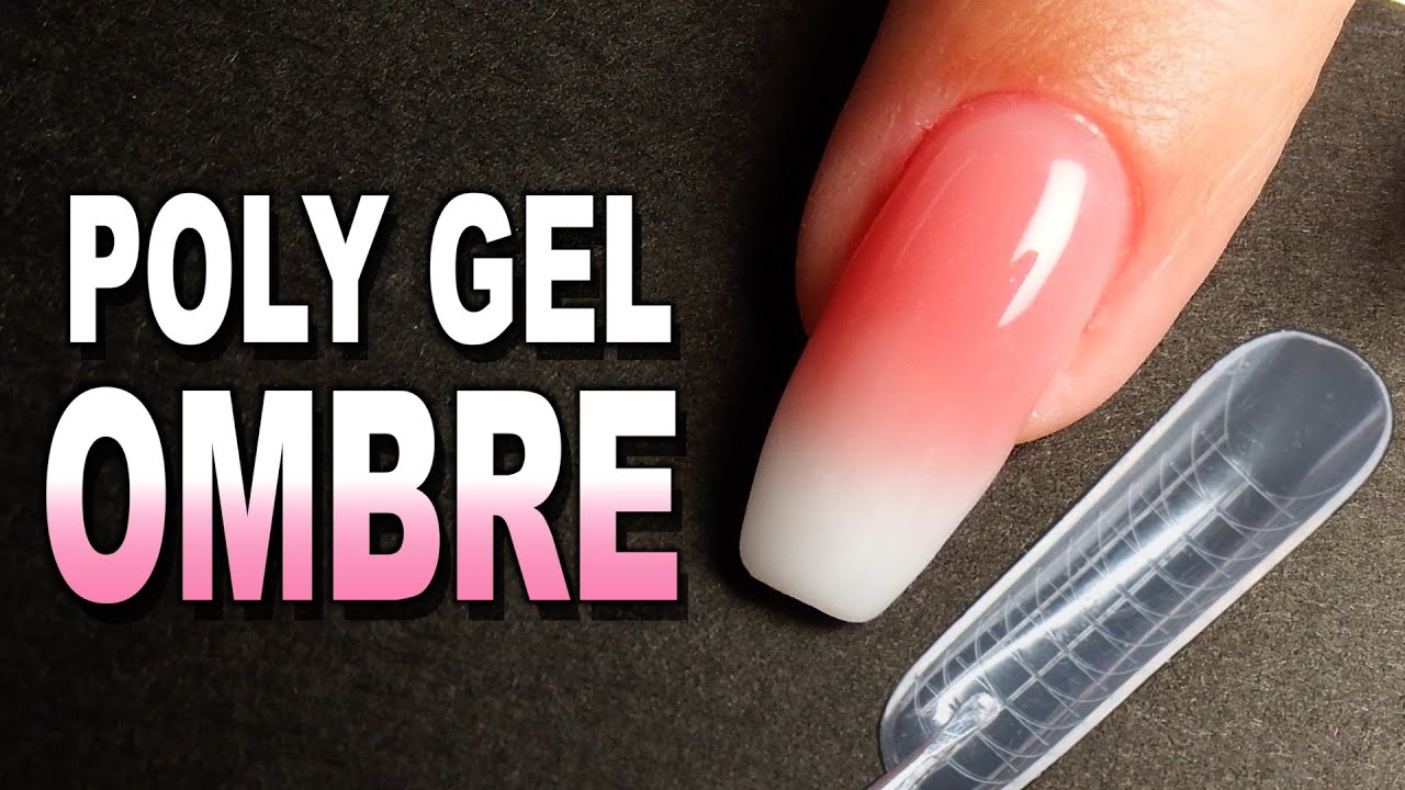 POLYGEL OMBRE TUTORIAL💅Nail Art【ASKA NAILS】 - YouTube