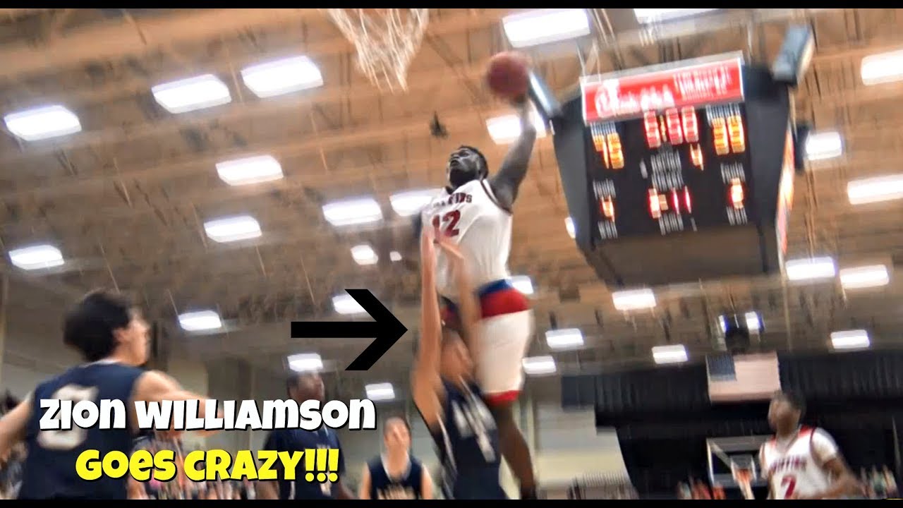 Zion Williamson BAPTIZES Defender + Crazy Block Party! "Get That OUT ...