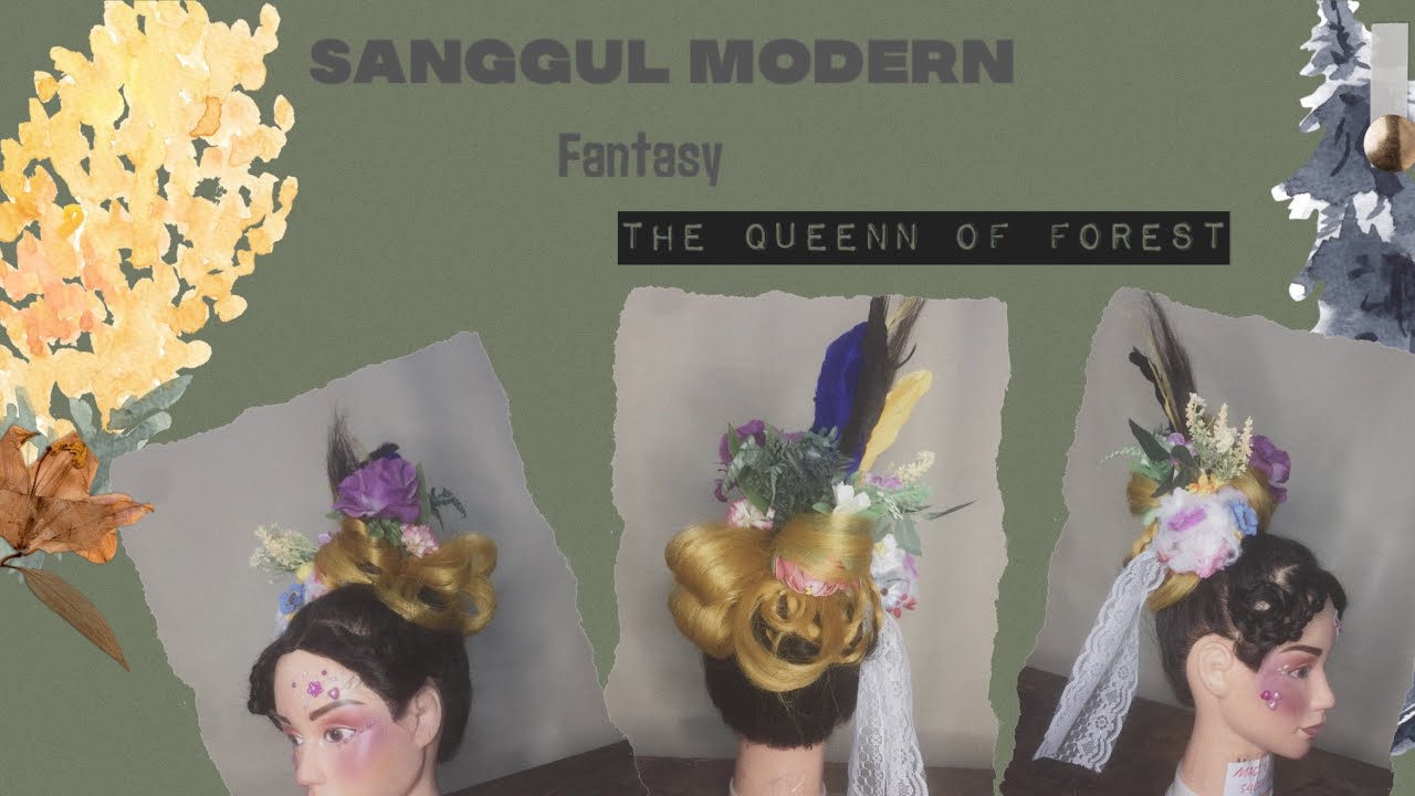 Tutorial Penataan Rambut | Sanggul Modern | Sanggul Fantasy | Sanggul ...
