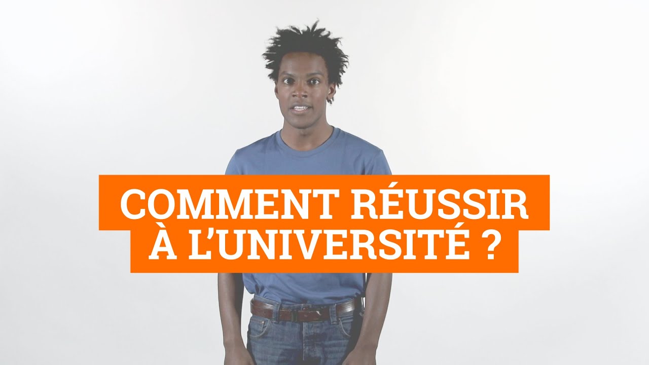 Pose toi la question ! Comment réussir à l'université? - YouTube