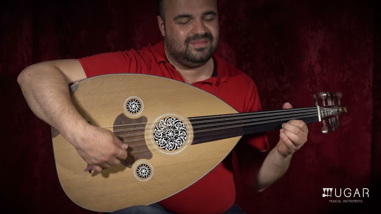 Ugar Turkish Oud made of Mahogany - YouTube
