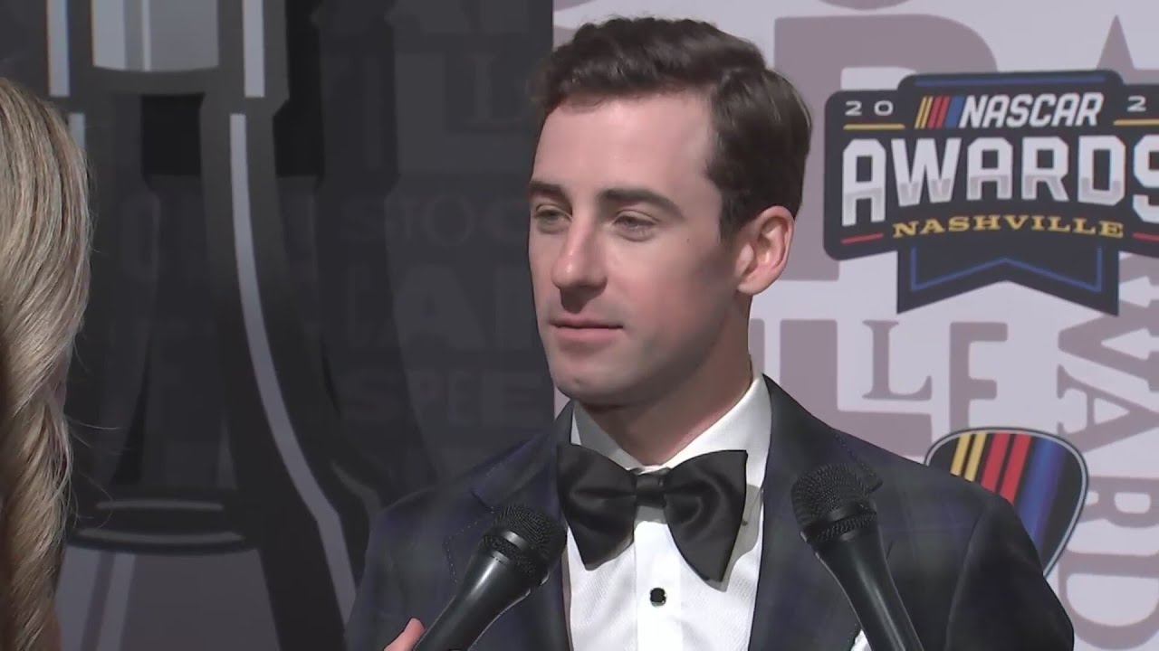 Star drivers hit the red carpet before 2023 NASCAR Awards - YouTube