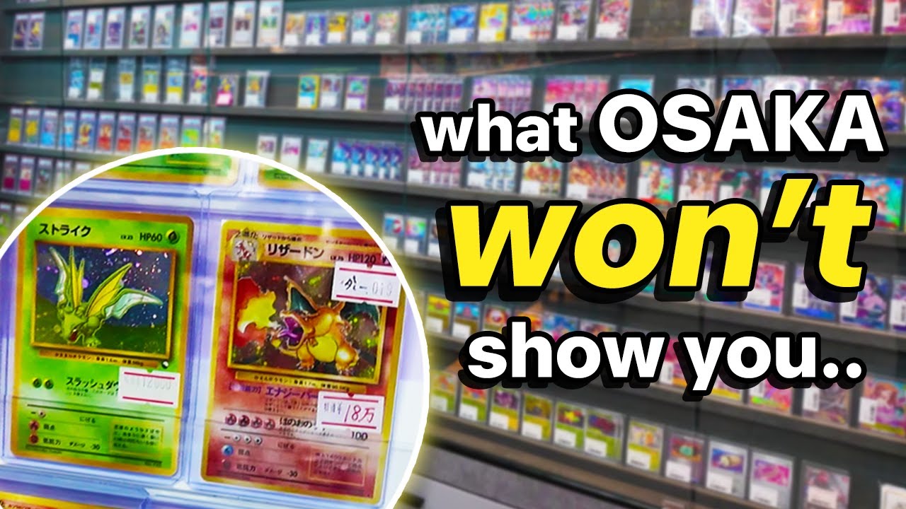 The Reality of Pokemon Card Stores in Osaka, Japan - YouTube