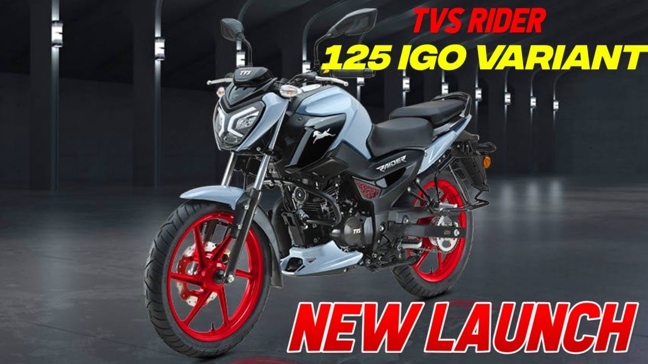 All New TVS Rider 125cc iGO Fastest Motorcycle In India| TVS Rider iGO ...