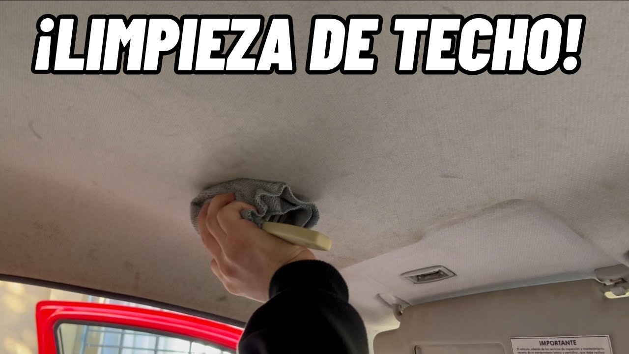 Limpieza de TECHO SIN DAÑARLO - Limpieza de interior FACIL y RAPIDO ...