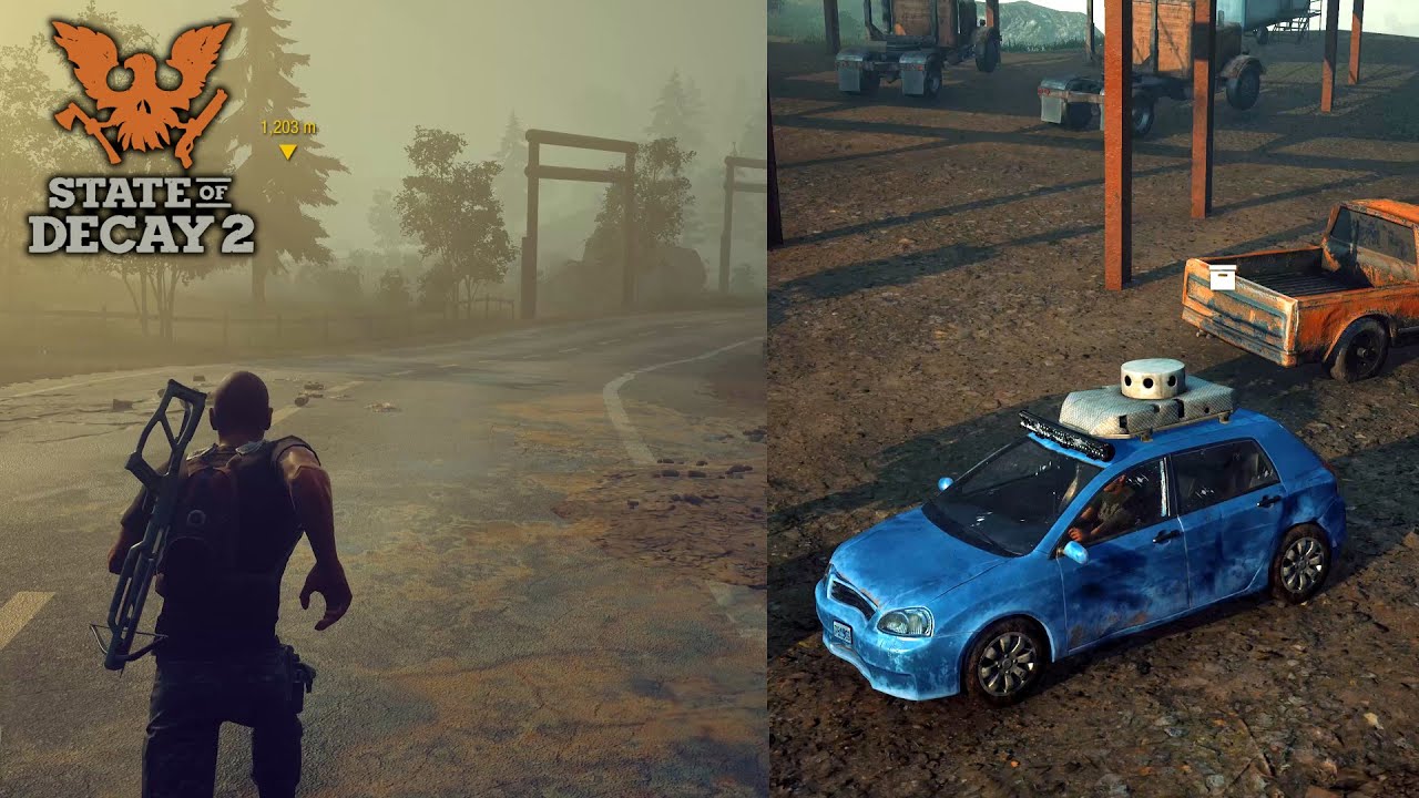 Retrieving Survey Car on Foot (4K 60FPS) | State of Decay 2 Part 1 ...
