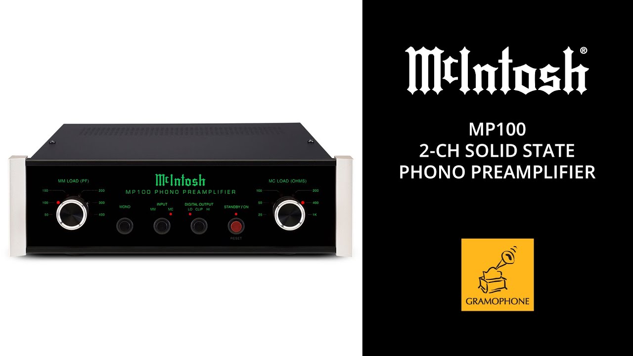 McIntosh MP 100 Phono Preamp | Your Vinyl Sounds Great - YouTube