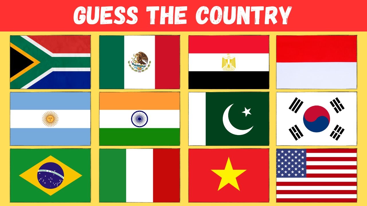 Can You Guess The Flags? Test Your Knowledge Now! - YouTube