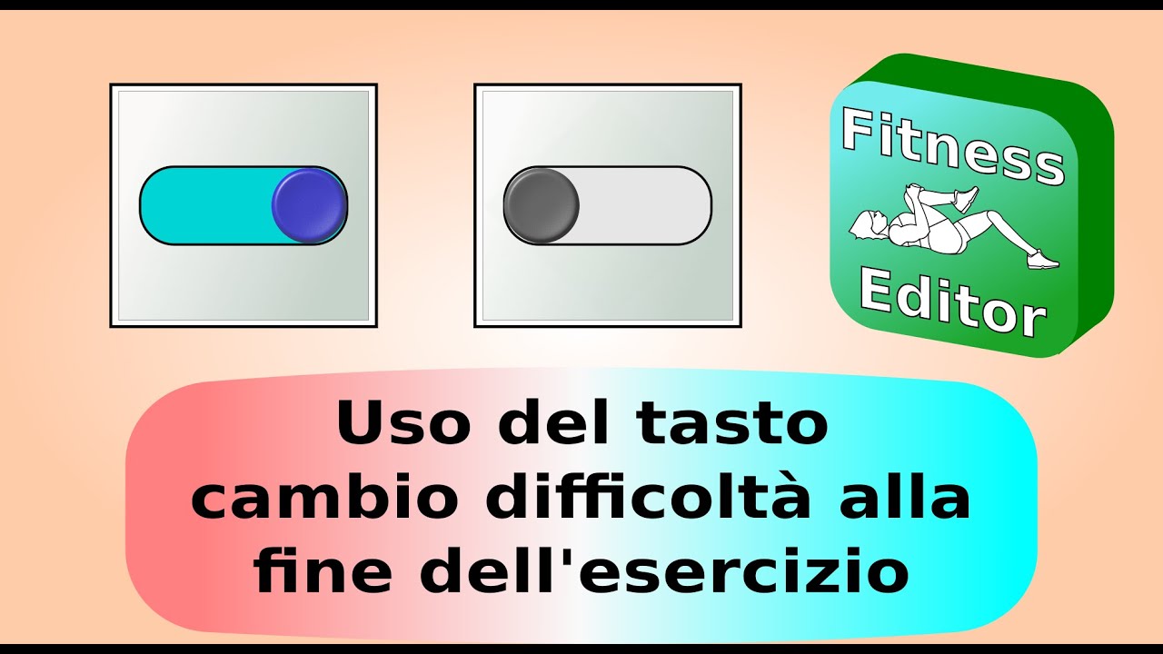 Uso del tasto di cambio di difficoltà fine esercizio. - YouTube