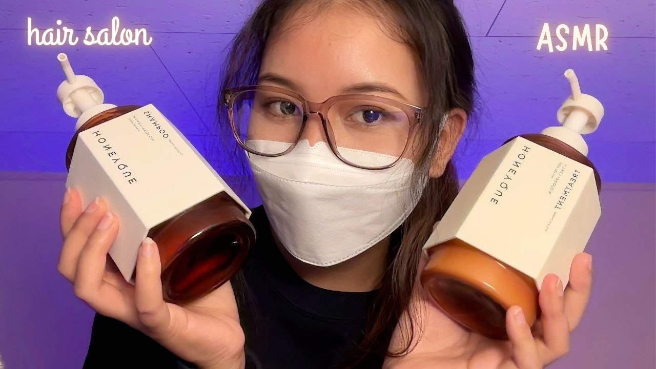 ASMR Hair Salon Roleplay💆🏻‍♀️Ear Cleaning, Shampoo Massage And More ...