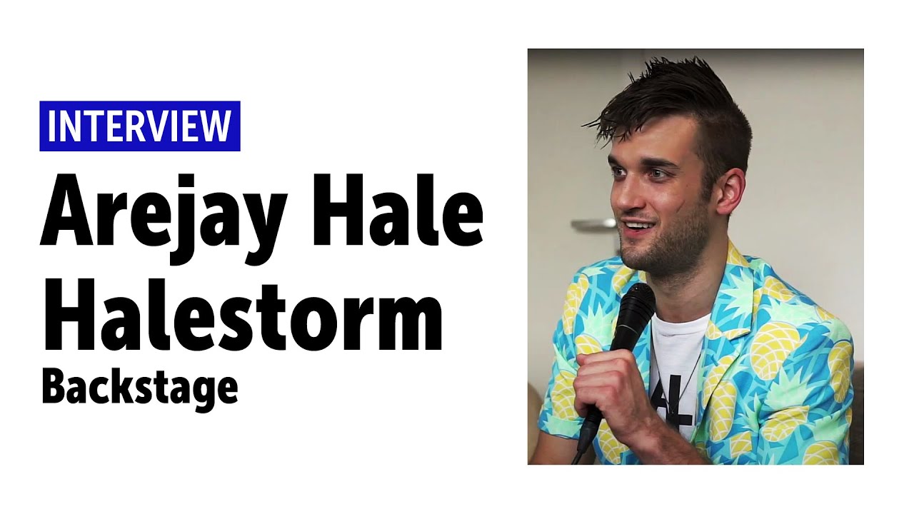 Arejay Hale | HALESTORM | Backstage Interview - YouTube