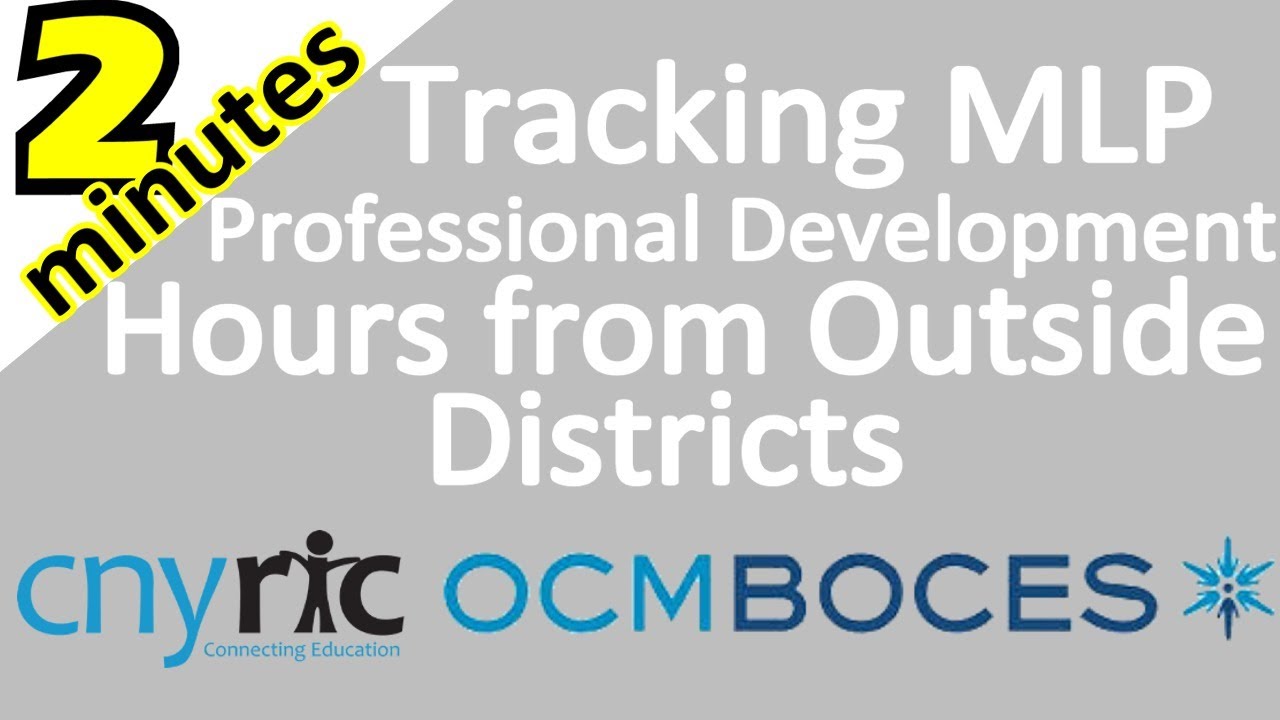 How to Track Professional Development Hours from Outside Districts ...