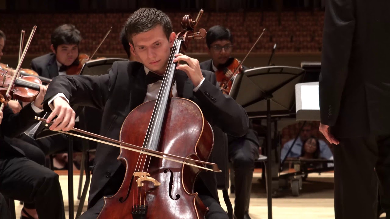 Haydn, Joseph Cello Concerto no. 1 in C Major perf. by Nicholas Muia ...