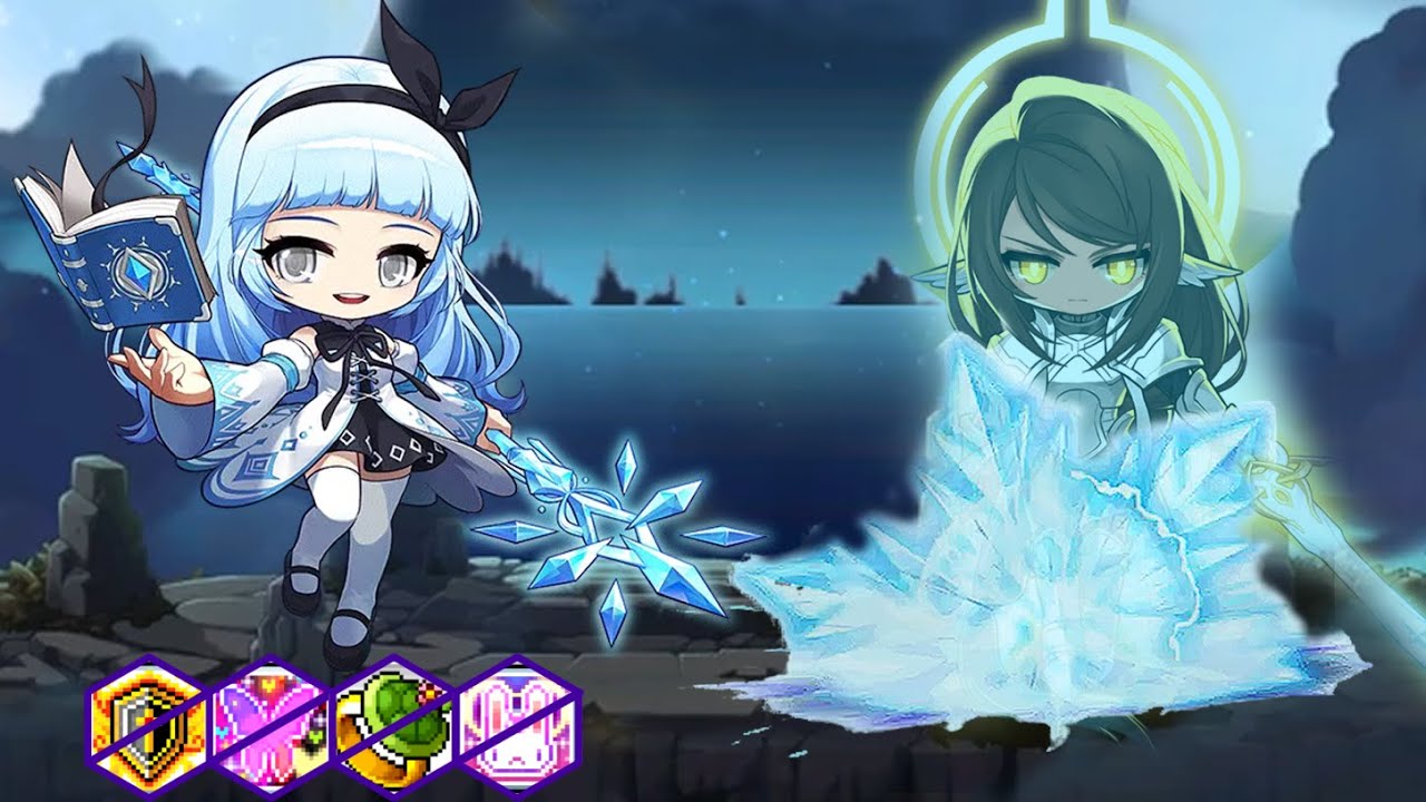 TMS 新楓之谷 琉德 受選的賽蓮 冰雷大魔導士 無特殊道具(無天上、露耳、黑翼) MapleStory ArchMage (Ice ...