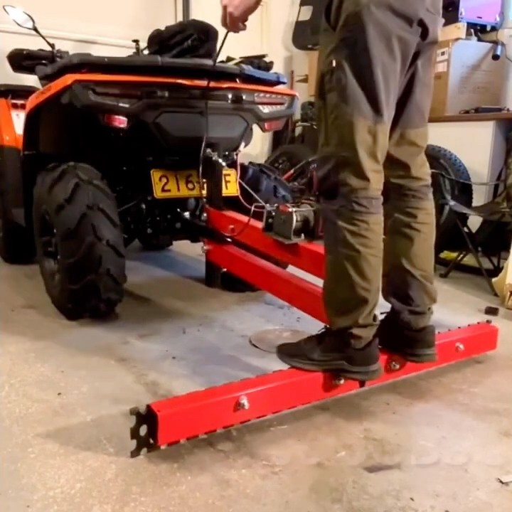 Home made ATV Scraper Grader #atv #snowplow - YouTube