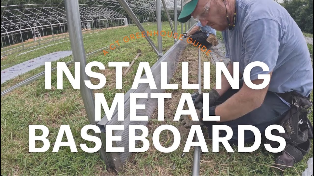 How to: Install Metal Baseboards - YouTube