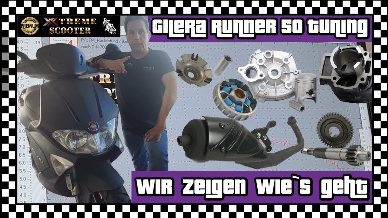 Gilera Runner 50 Tuning - Die Legende wird aufgemotzt - YouTube