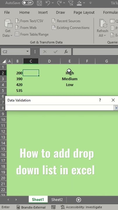How to add drop down lists in excel #excel #exceltips #office #productivity #smallbusiness #hr ...