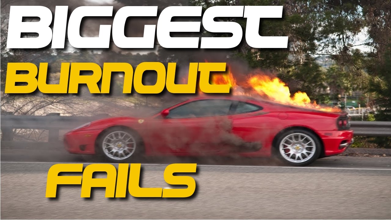 The BIGGEST Burnout FAILS EVER MADE!! - YouTube