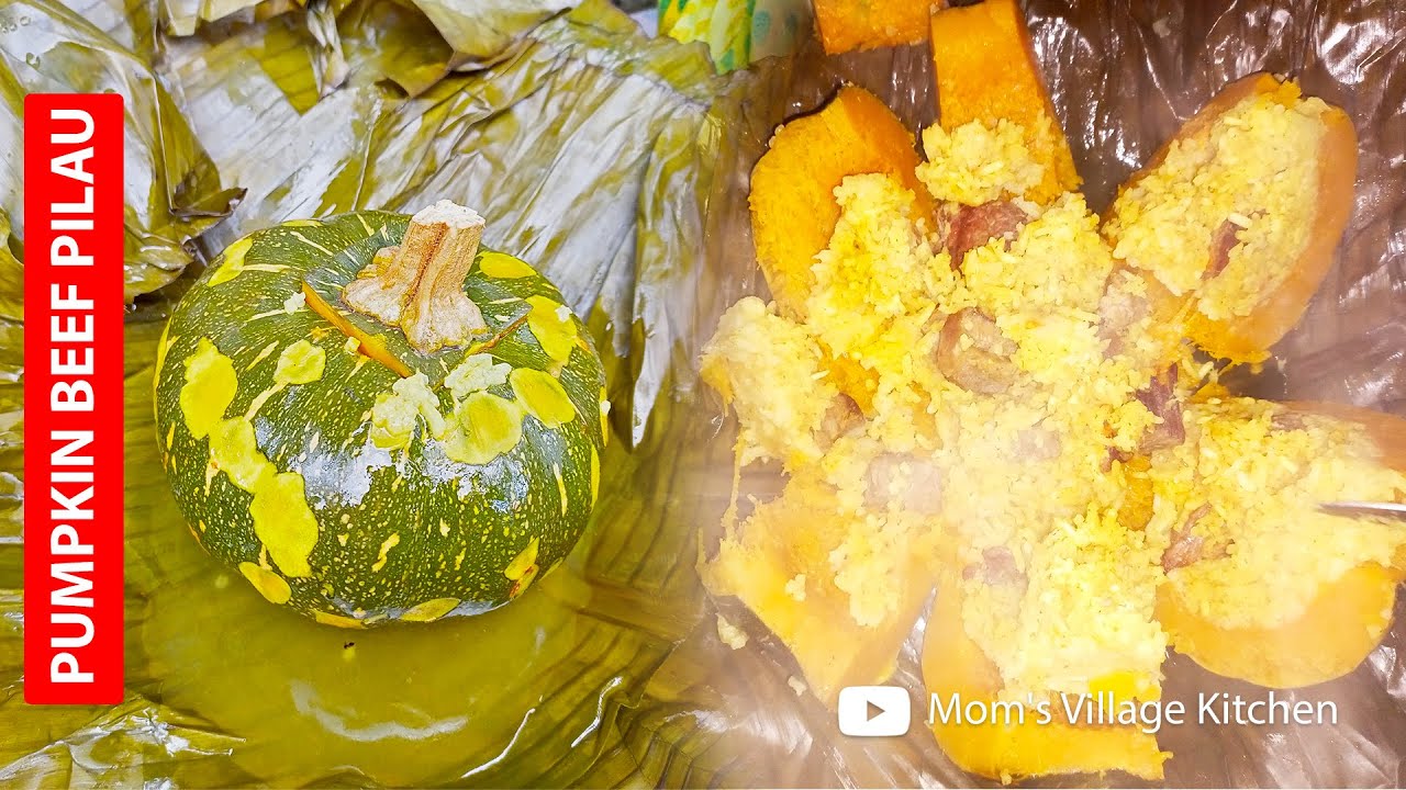 How To Cook Pumpkin Stuffed with Beef Pilau | okufumba oluwombo | Mom's ...
