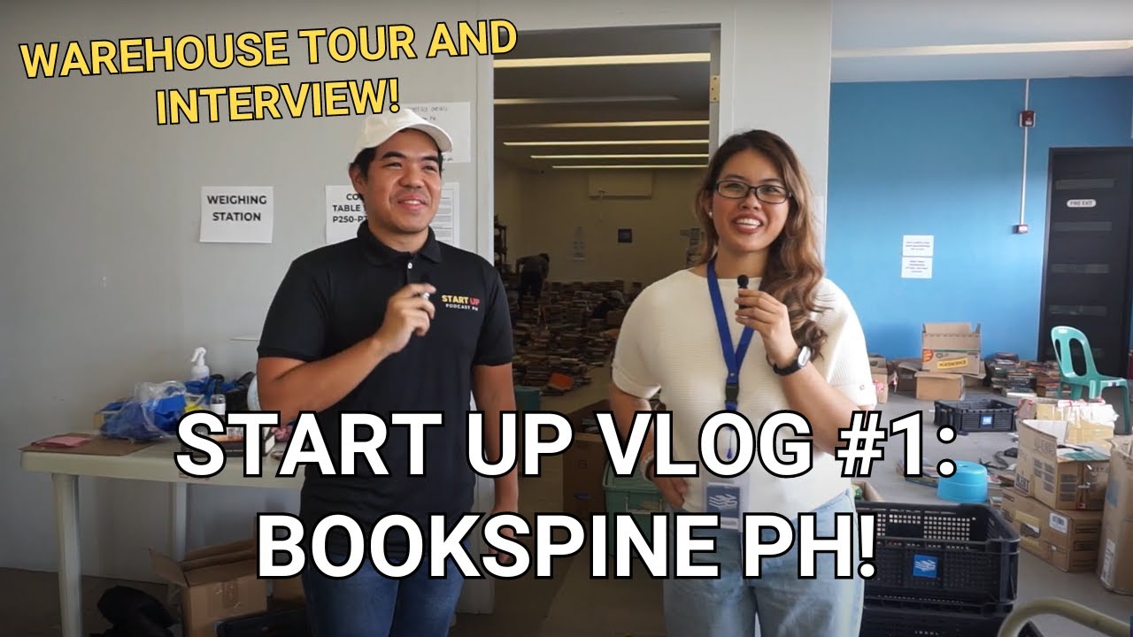 Vlog #1: Bookspine PH Warehouse Sale Tour and Interview! - YouTube