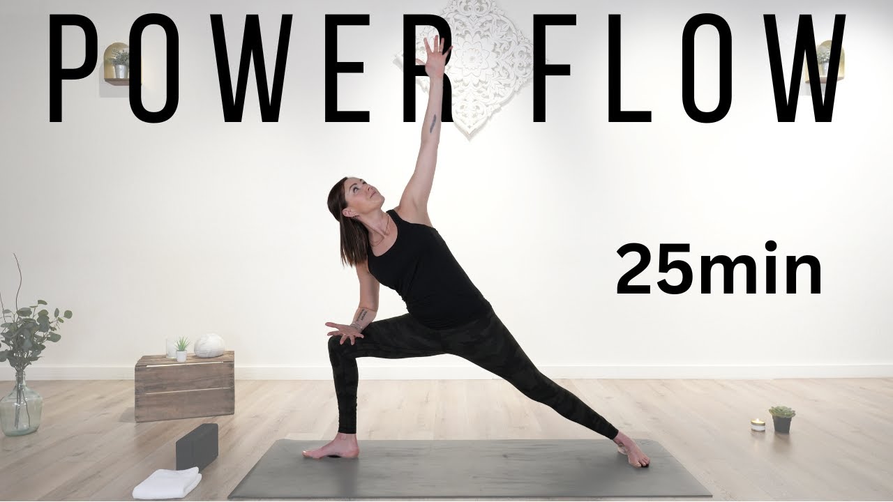 25min Full Body Power Yoga | Balance and Strength - YouTube