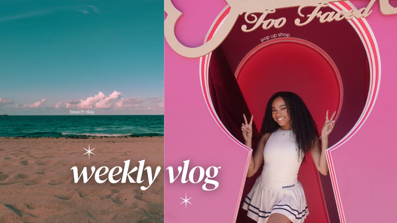 OCT VLOG | Too Faced Pop Up Shop, Affirmations, WYN Beauty Haul - YouTube
