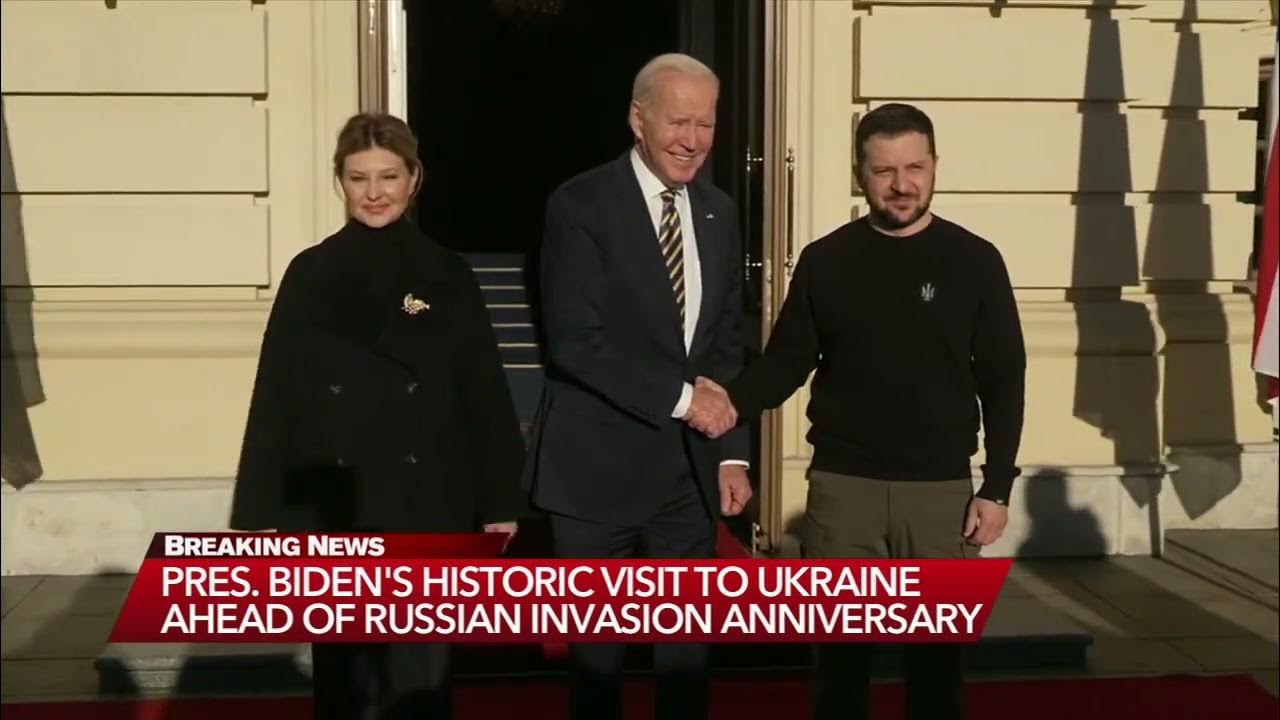 Biden Makes Surprise Ukraine Visit Signaling Strong Us Support In