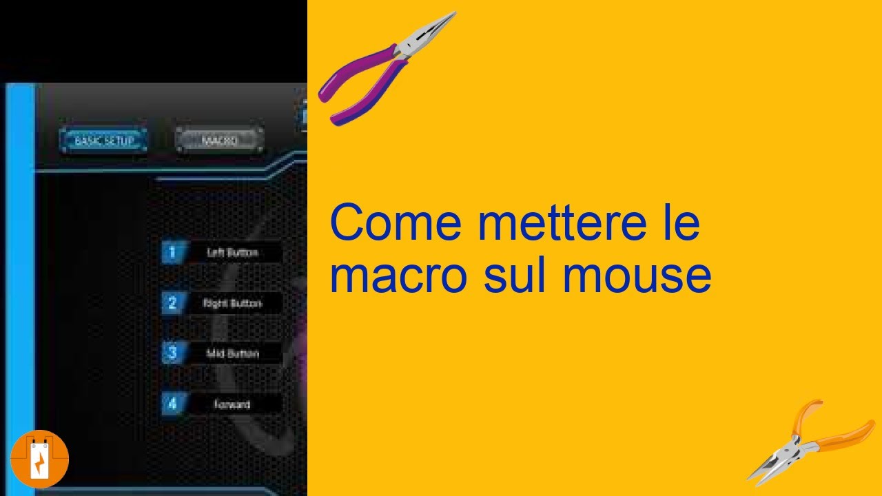 Come mettere le macro sul mouse - YouTube