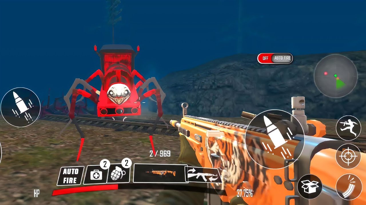 Scary Train FPS Shooting Games _ Android Gameplay - YouTube
