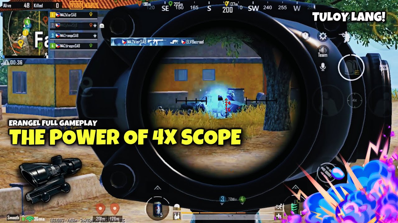 THIS IS WHY I USE 4X SCOPE - YouTube