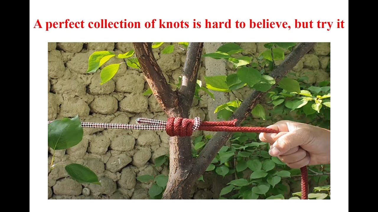 The solution to a problem you often encounter is rope work koting, rope ...