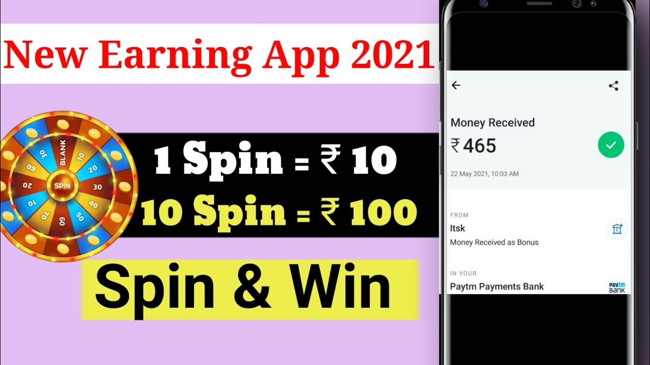 Best Earning App 2021|| Super Winner Earning App🤑|| Spin &Earn Cash ...