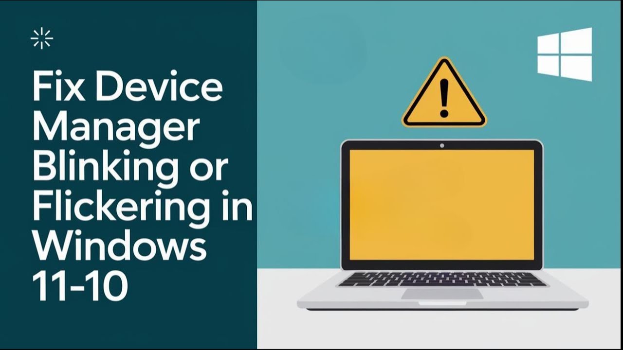 Fix Device Manager Blinking or Flickering in Windows 11/10 - YouTube