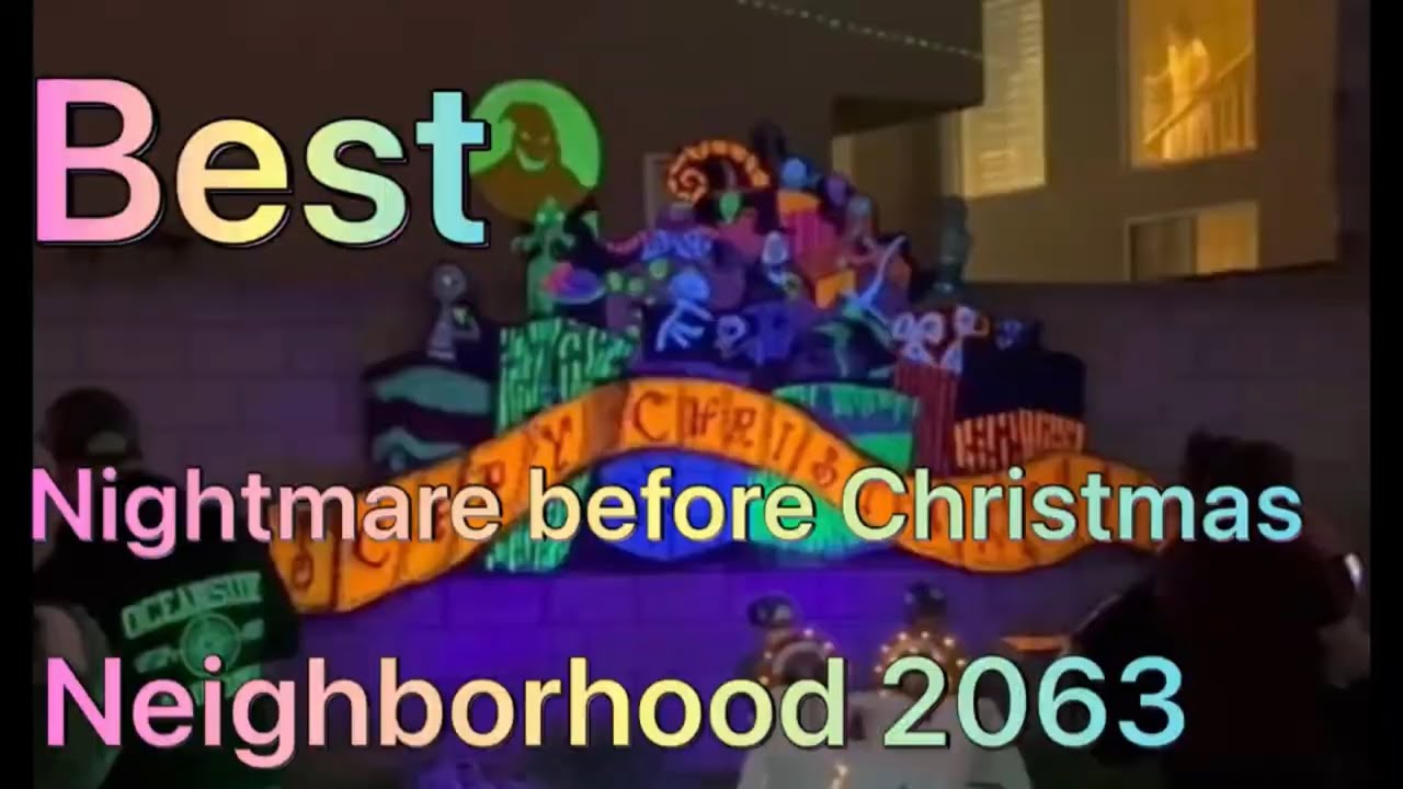 Disney themed Halloween Yard Display in the WHOLE cud de sac “2063 ...