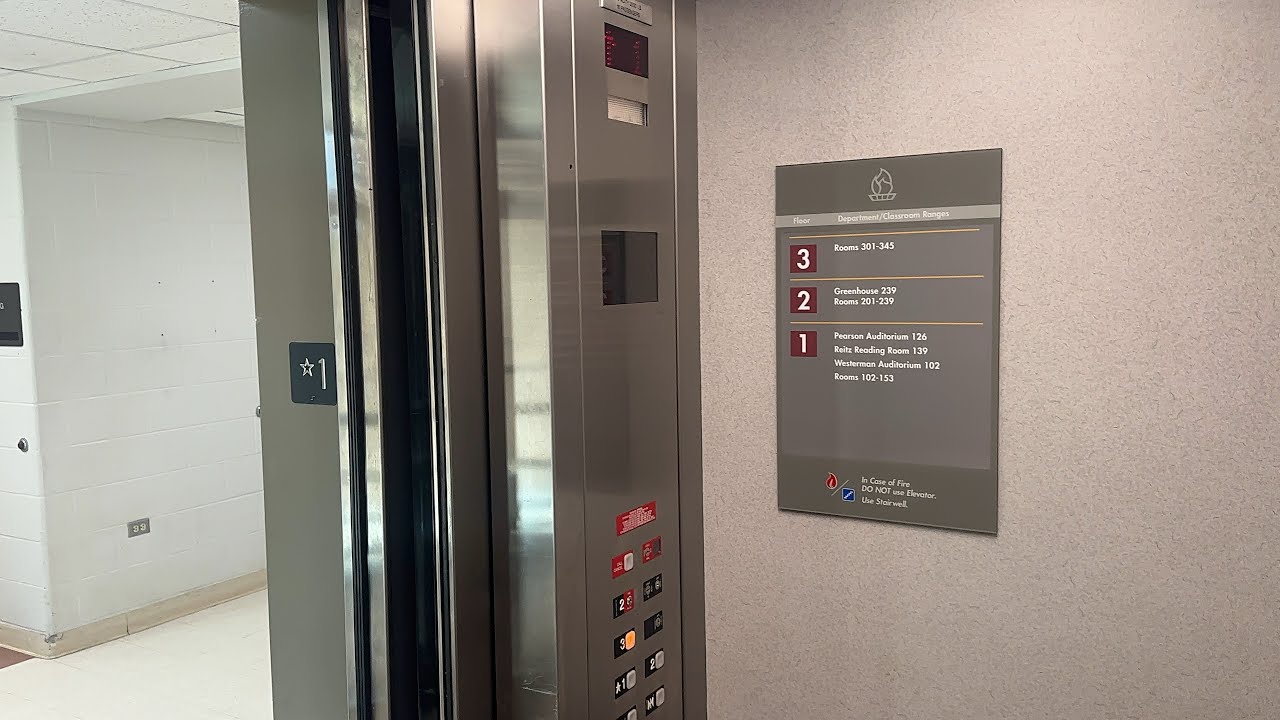 Strange talking Dover Custom Impulse Oildraulic elevator 2 @ FSU ...