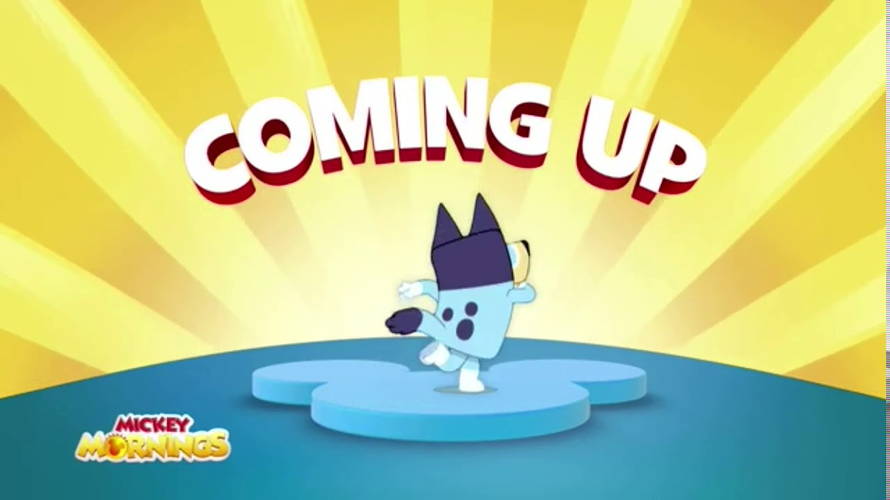 Mickey Mornings Coming Up Bumper : New Bluey (Disney Channel Version ...