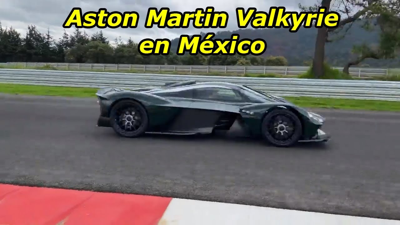 Don Huayra corrio su NUEVO Aston Martin Valkyrie en Autodromo de México ...