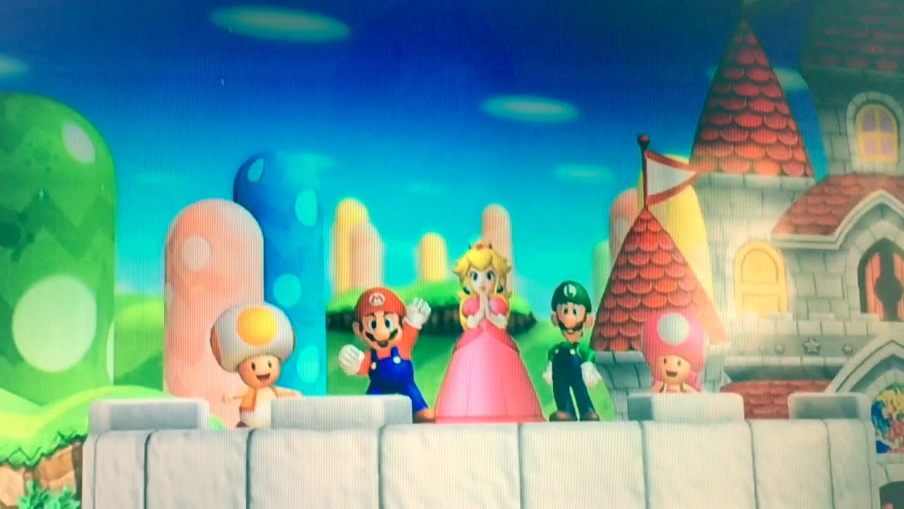 Victory in New Super Mario Bros U Deluxe - YouTube