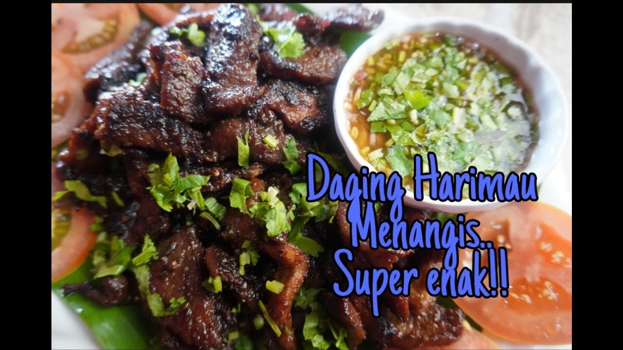 DAGING HARIMAU MENANGIS VIRAL | CRYING TIGER BEEF WITH SPICY DIPPING ...
