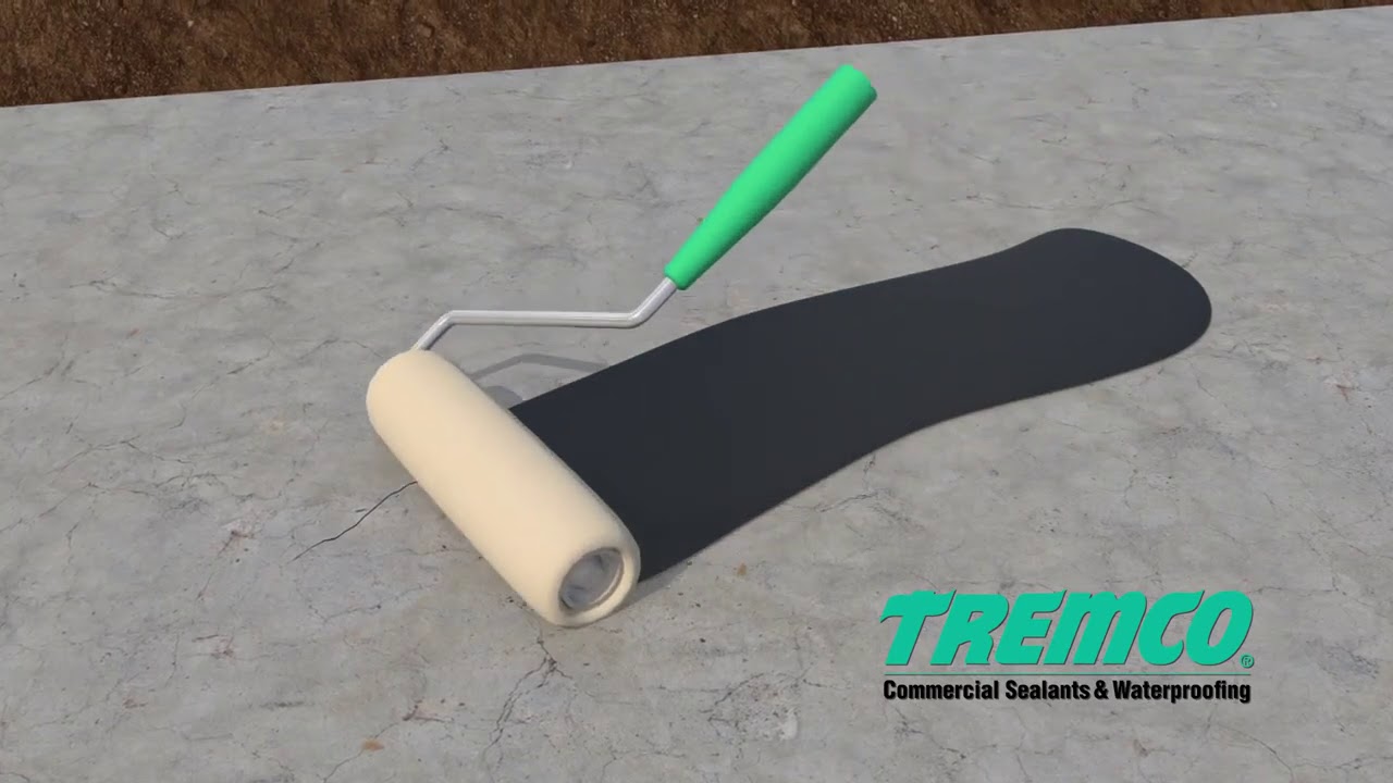How to Apply TREMproof® 250 GC Waterproofing Membrane - YouTube