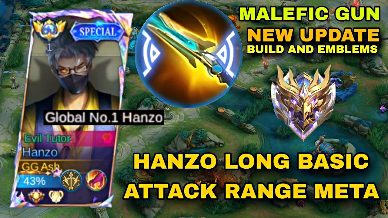 NEW PERFECT BUILD FOR HANZO! MALEFIC GUN MAKES HIM MONSTER!! 😱(must try ...