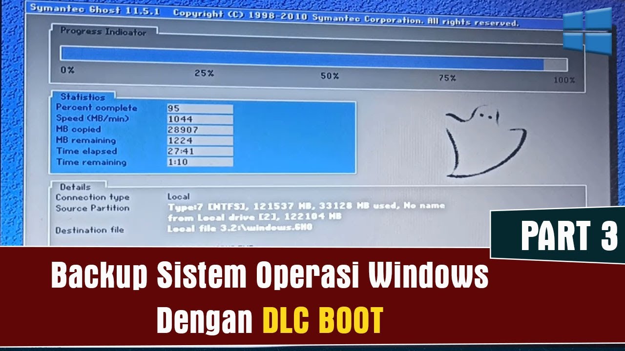 Cara Membuat File Cadangan/ Backup Sistem Windows dengan DLC Boot /part3 - YouTube