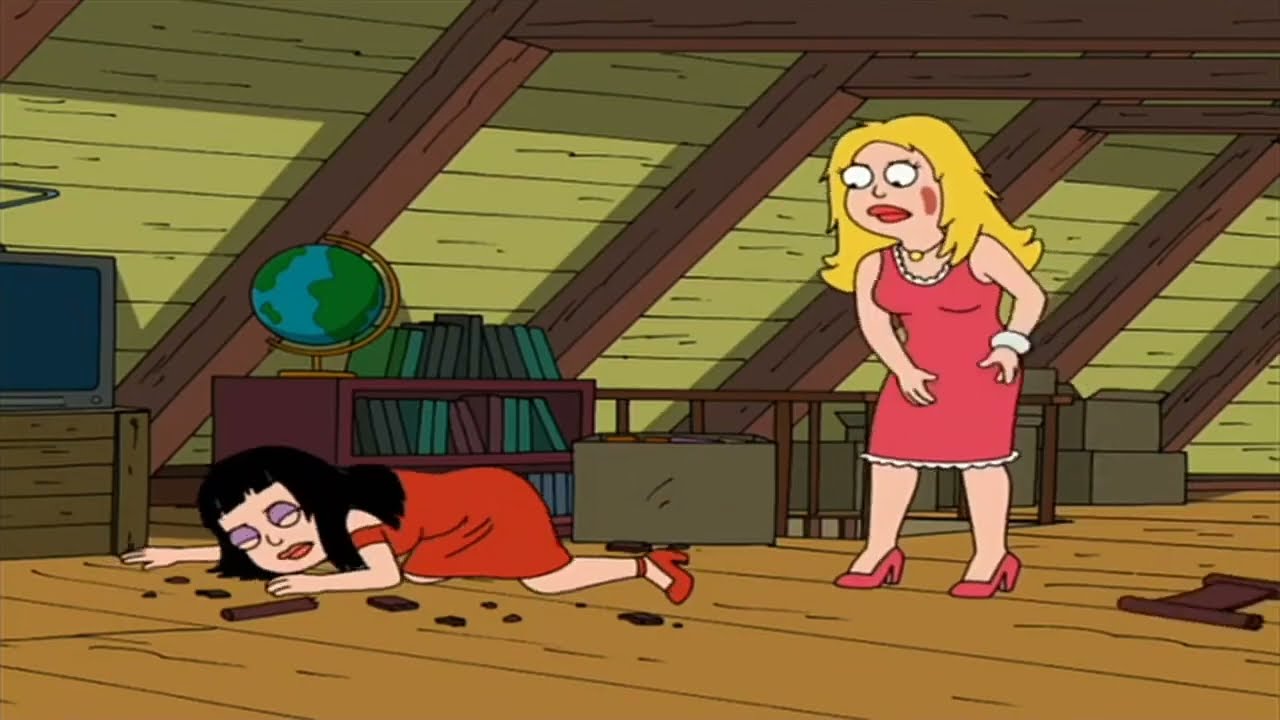 American dad - francine y hayley peleando. - YouTube