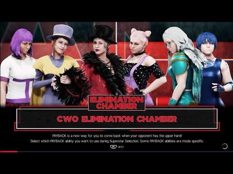 Adia, Hat Kid, Candy, Alyvia, Sarah and Lil E Plum in the Elimination Chamber